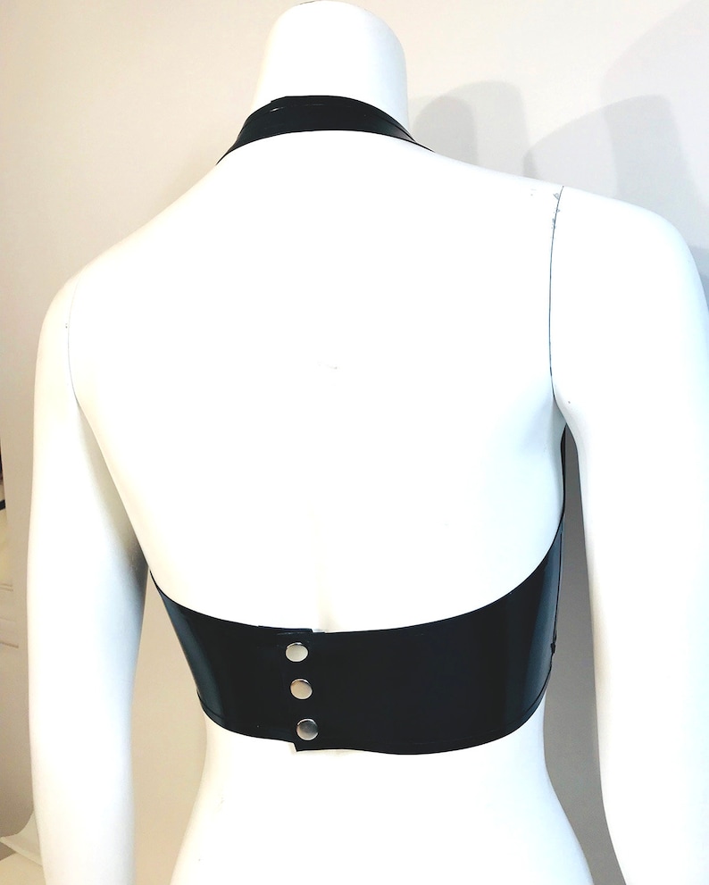 Latex Halter Bra Top - Etsy