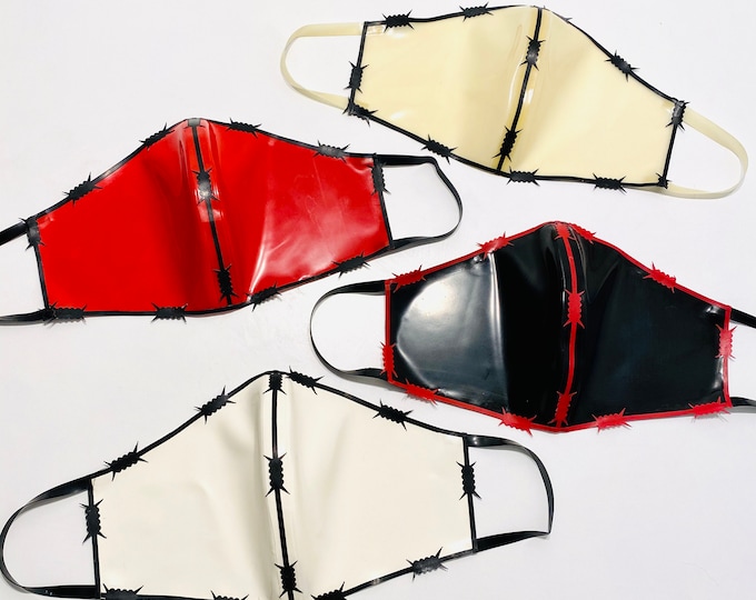 Latex Barbedwire Muzzle Mask - Etsy