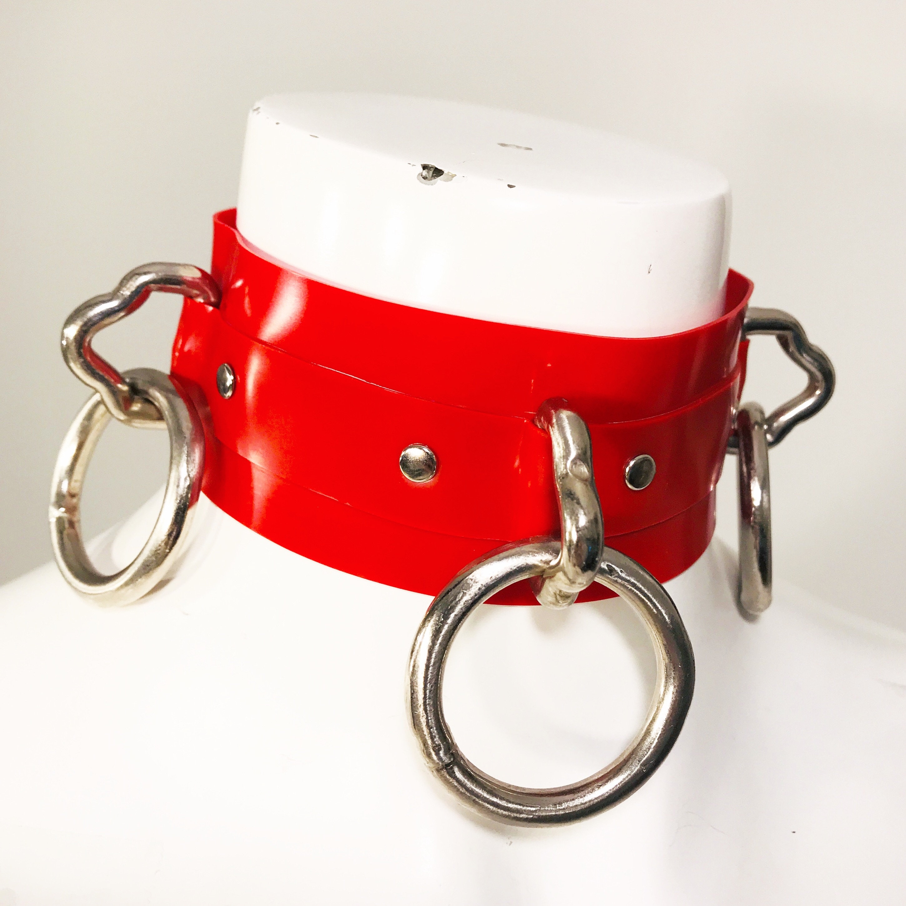 Latex Rubber Collar With 3 Orings - Etsy