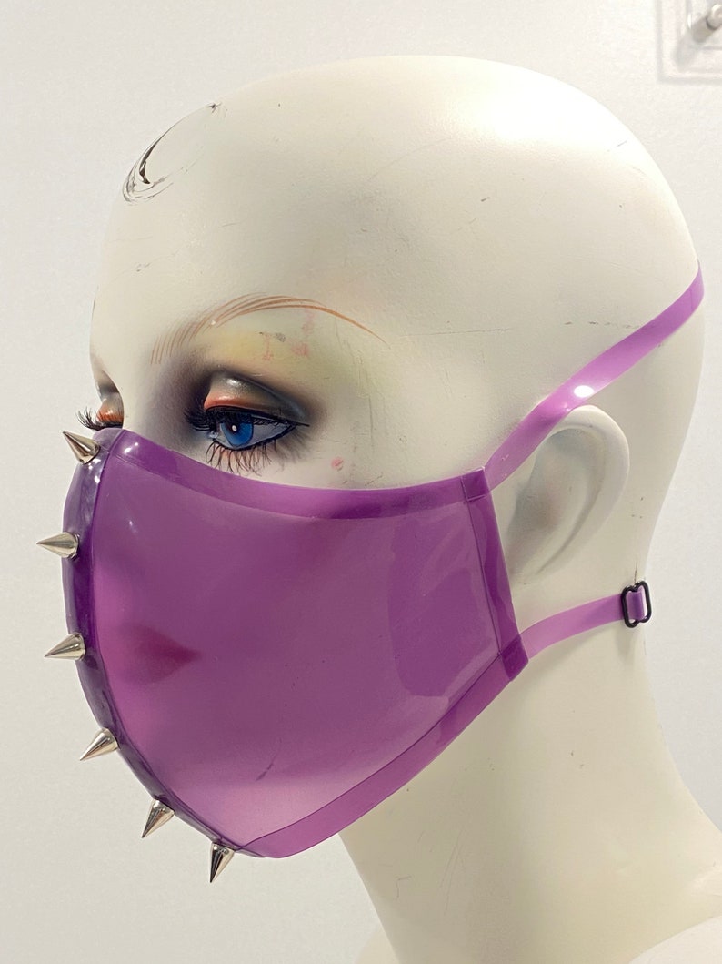Latex Muzzle Face Mask W/ Spikes - Etsy Canada