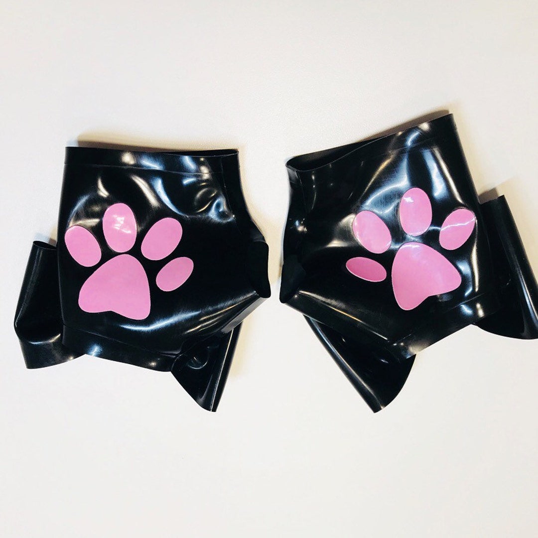 Latex Custom Short Fingerless Gloves - Etsy