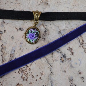Purple Choker for Girl, Friendship Necklace for Womens, Romantic Gift ...