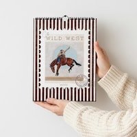 Custom Western Calendar - Etsy