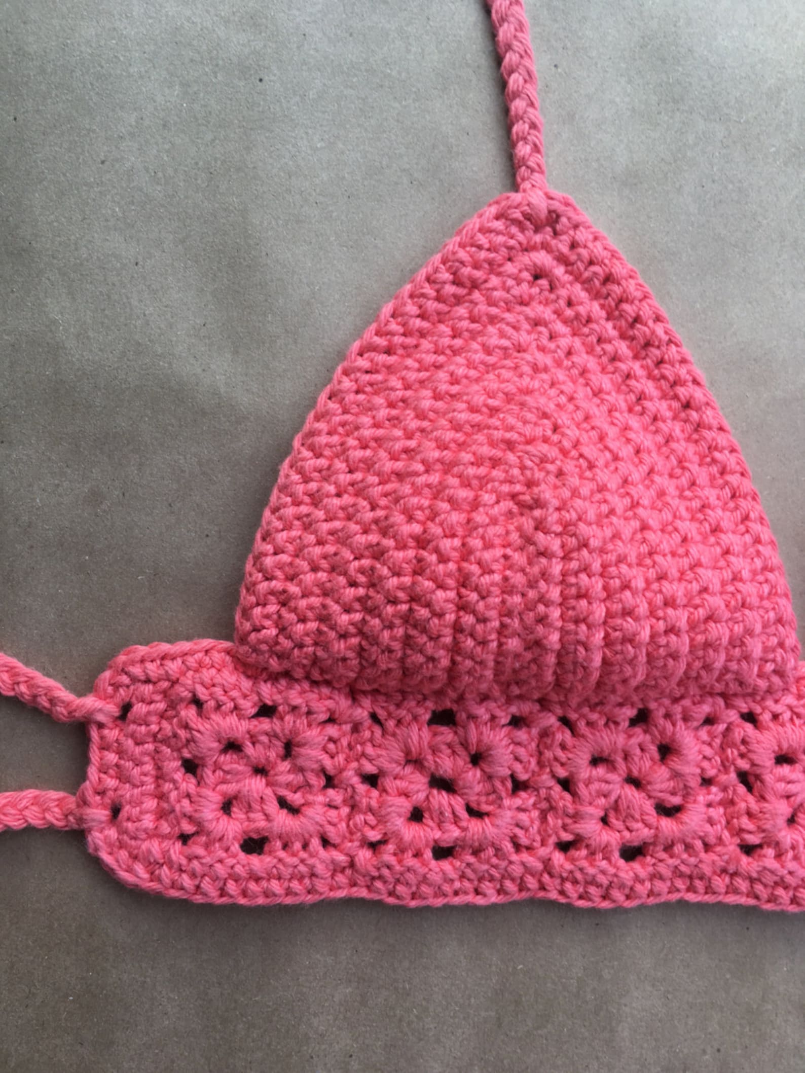 KAYA Boho Festival Crochet Bikini Top - Etsy