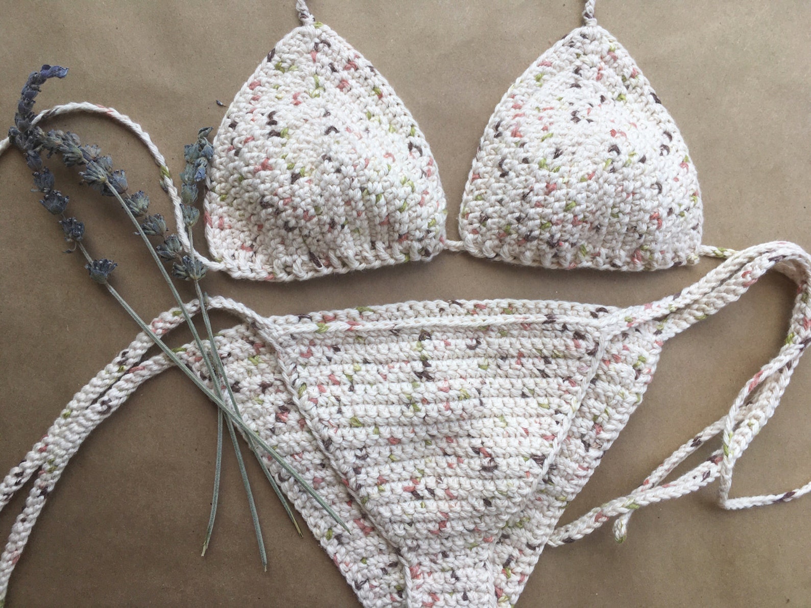 Crochet Bikini Set – 100% Cotton String, Brazilian Style - Etsy
