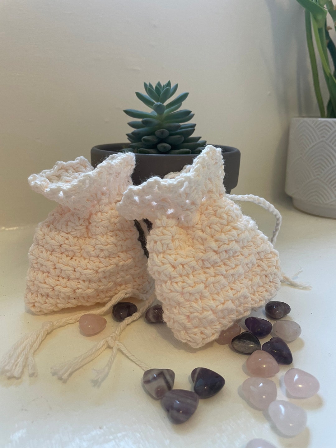 Crochet String Little Pouch Bag - Etsy