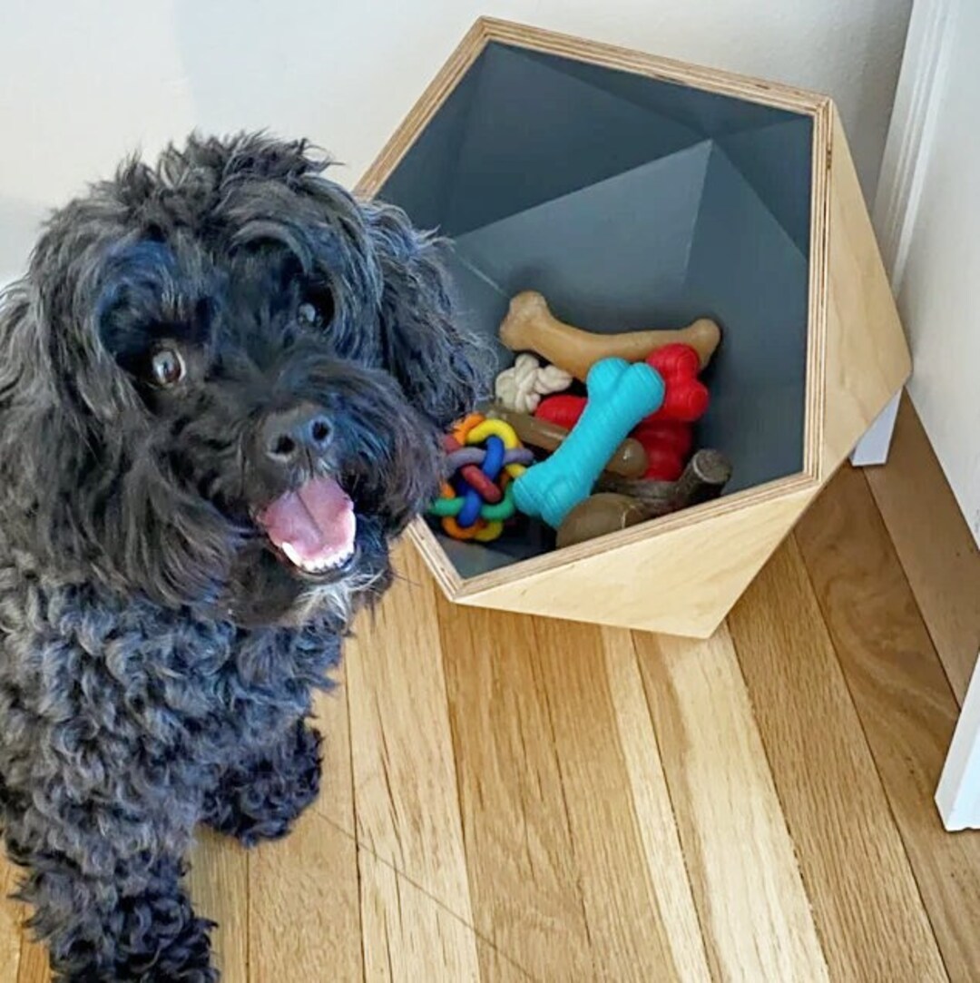 Maltipoo Gift Dog Toy Box Large Pet Toy Storage Dog Toy Storage Bin ...