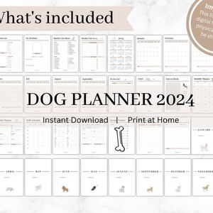 Pet Care Binder Printable Dog Organizer Pet Health Record Puppy ...