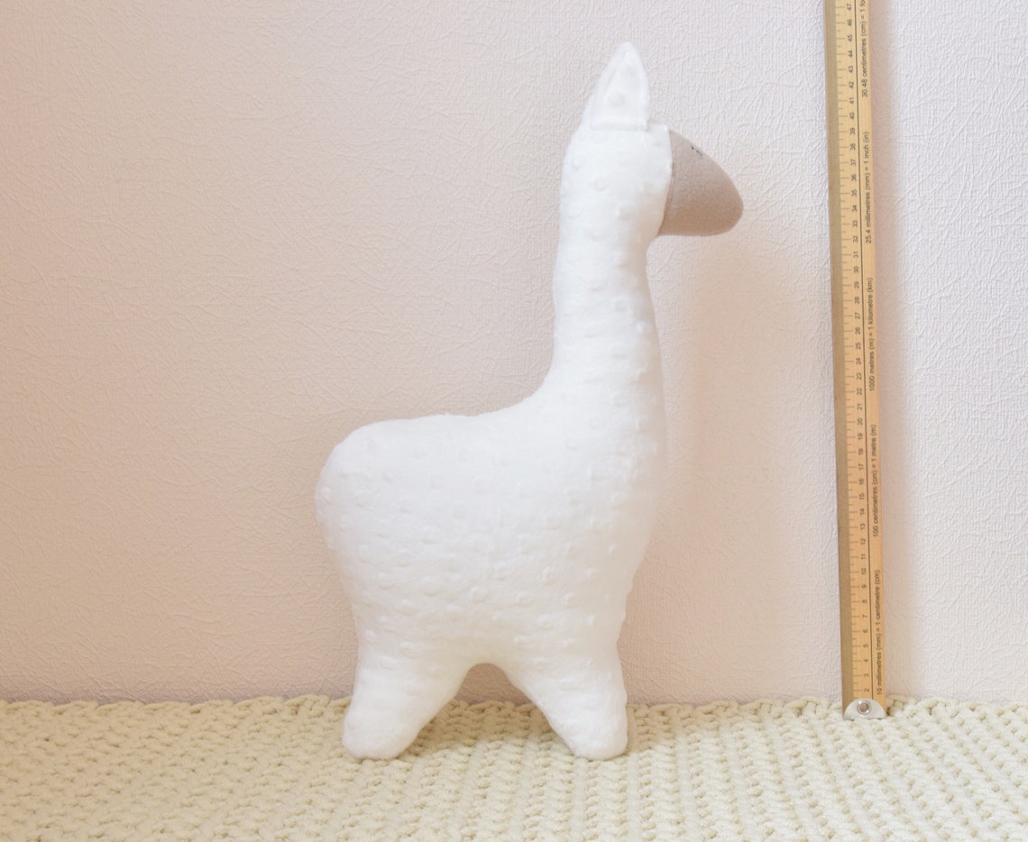Plush Llama Toy Handmade Stuffed Animal Toy - Etsy