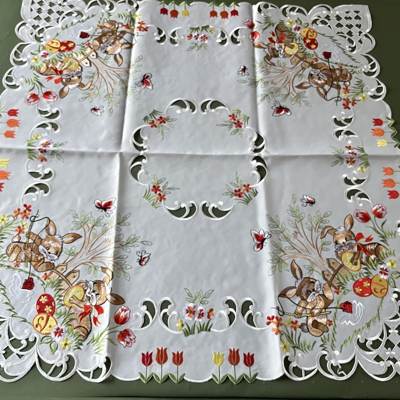 Easter Tablecloth - Etsy UK