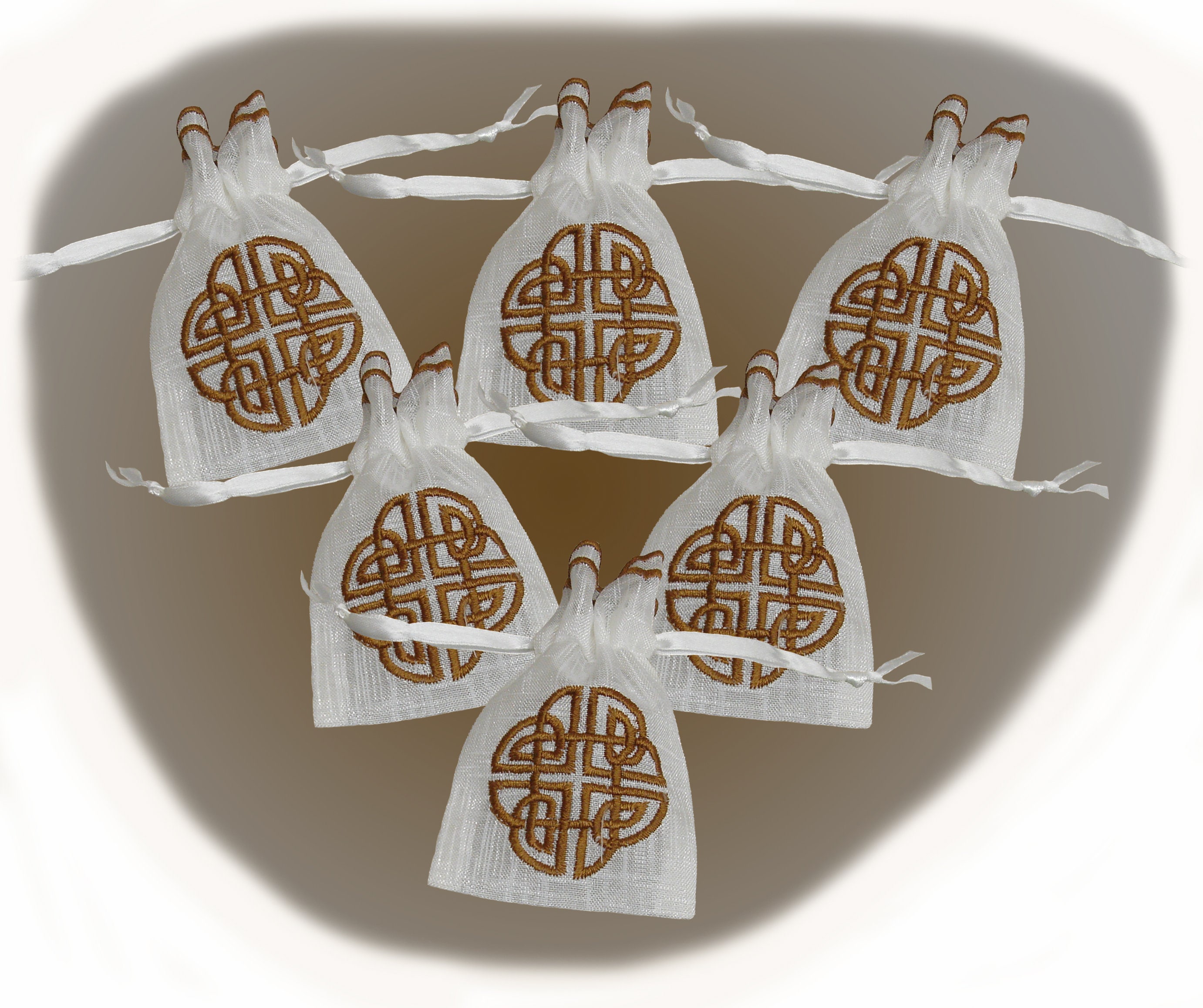 6 Celtic Knot Ribbon Drawstring Bags Lavender Pot Pourri ZK30 | Etsy