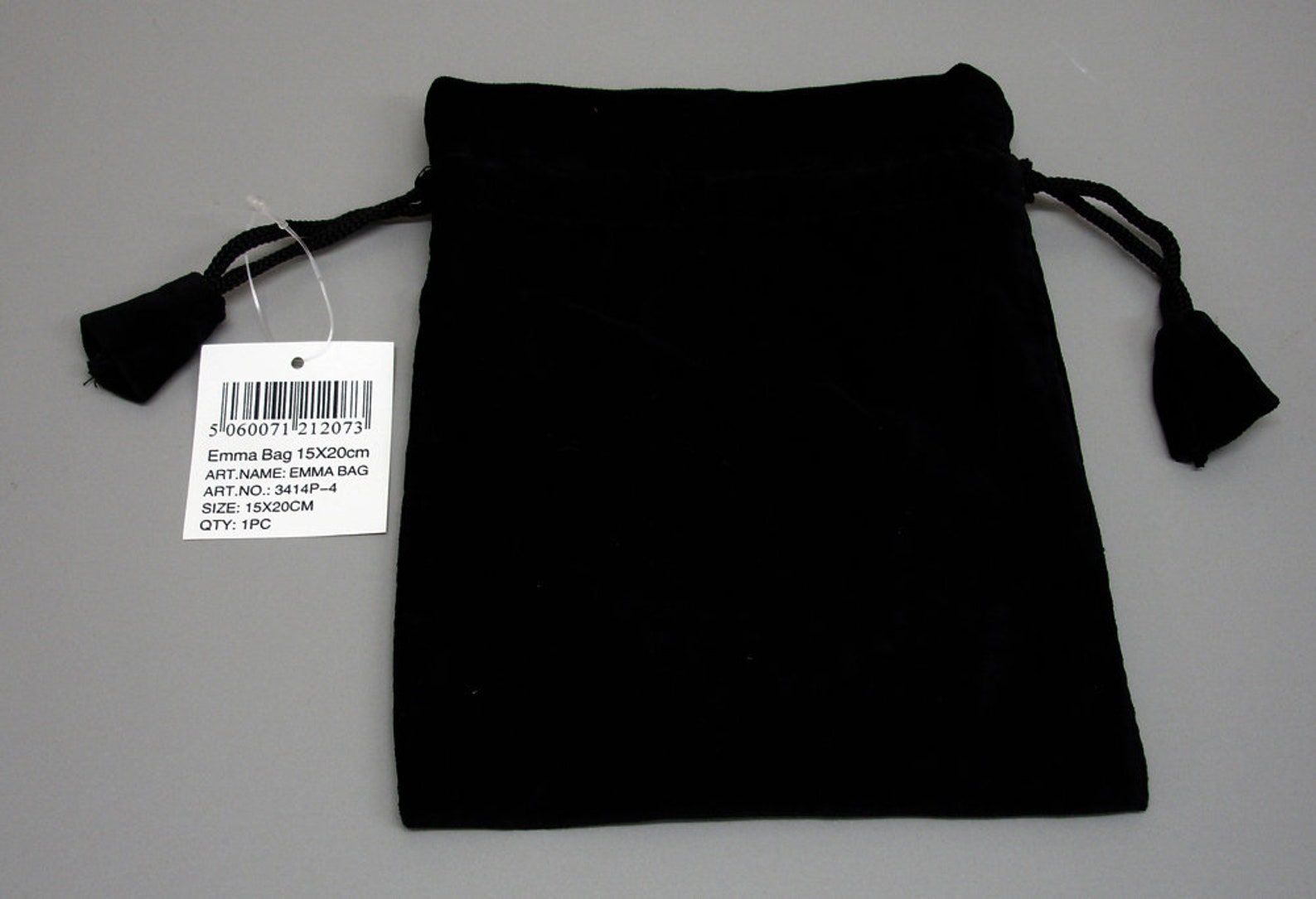 One Black Velvet Ribbon Drawstring Bag Lavender Ribbon | Etsy UK