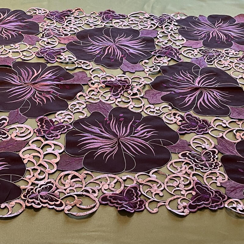 Purple Tablecloth - Etsy