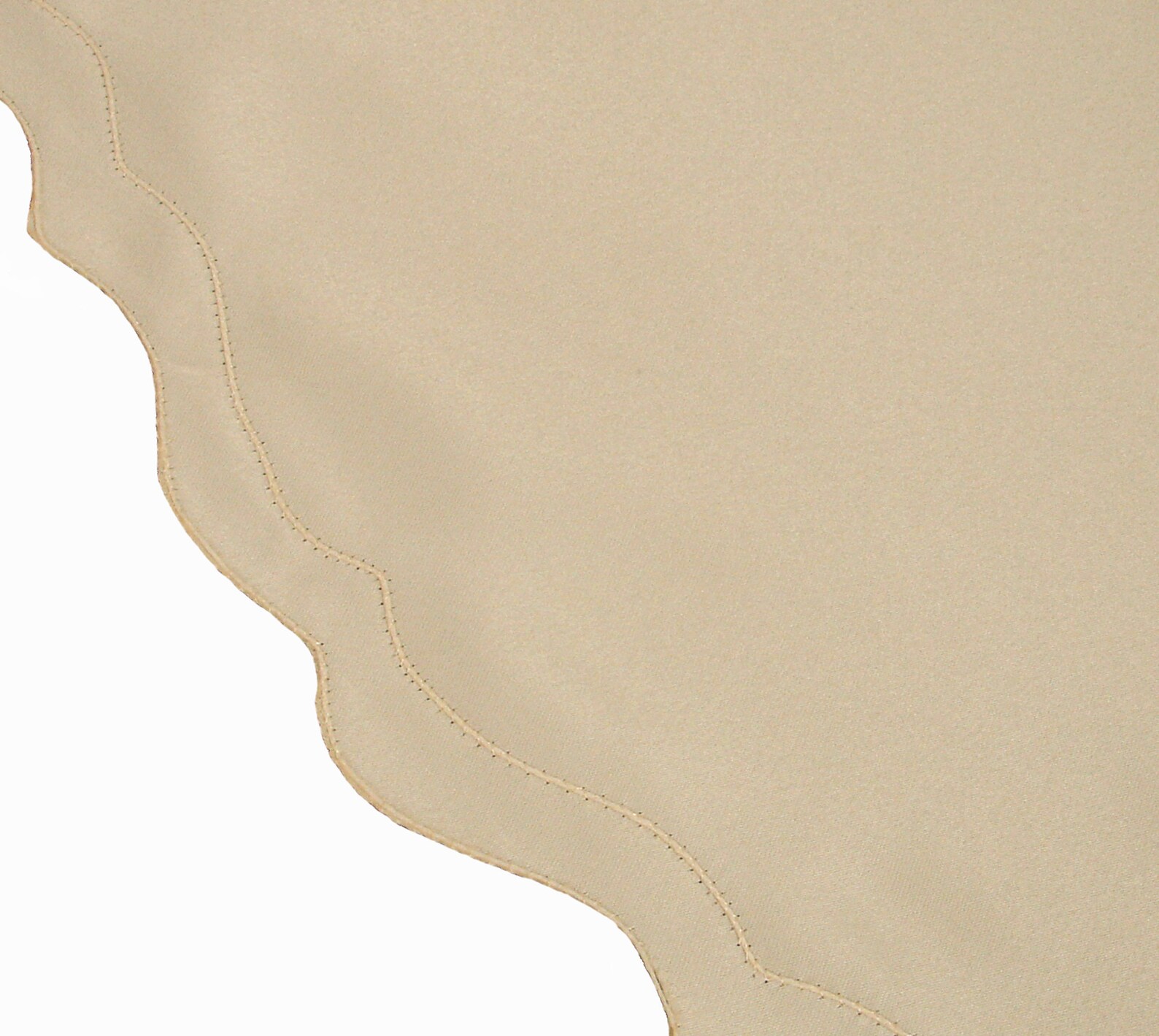 Plain Cream Round Circle Scalloped Edge Tablecloth Table Cloth - Etsy