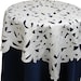 Square White Floral Cutwork Bedside Kitchen Hall Dining Conservatory ...