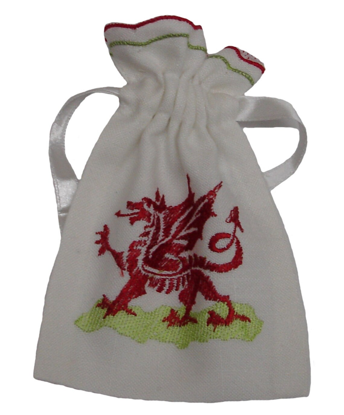 10 Welsh Dragon Ivory Linen Look Drawstring Bags Lavender Pot - Etsy