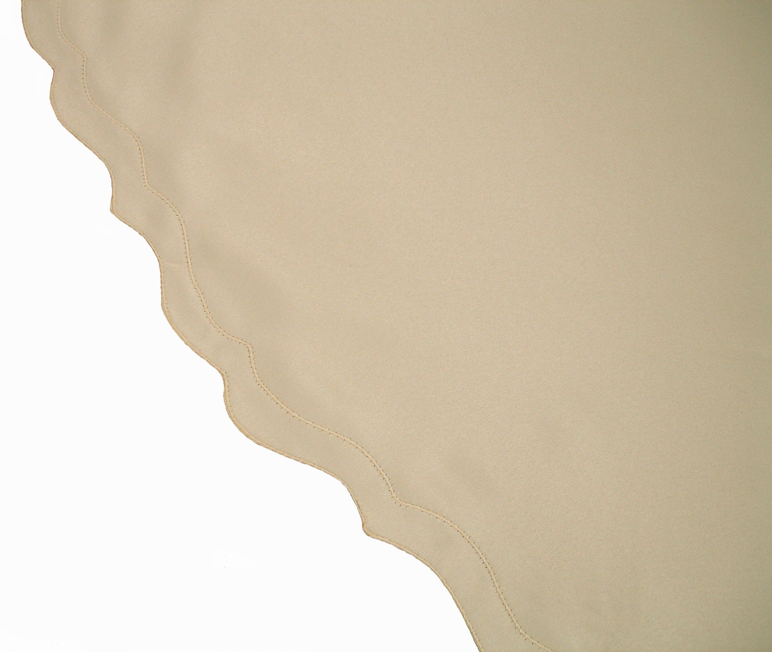 Plain Cream Round Circle Scalloped Edge Tablecloth Table Cloth - Etsy