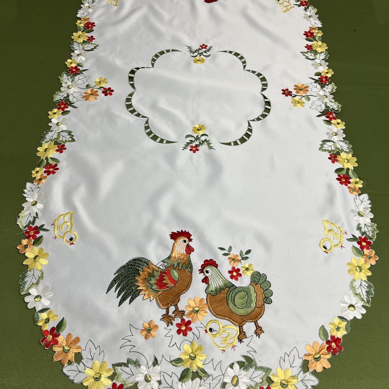 Rooster Table Runner - Etsy