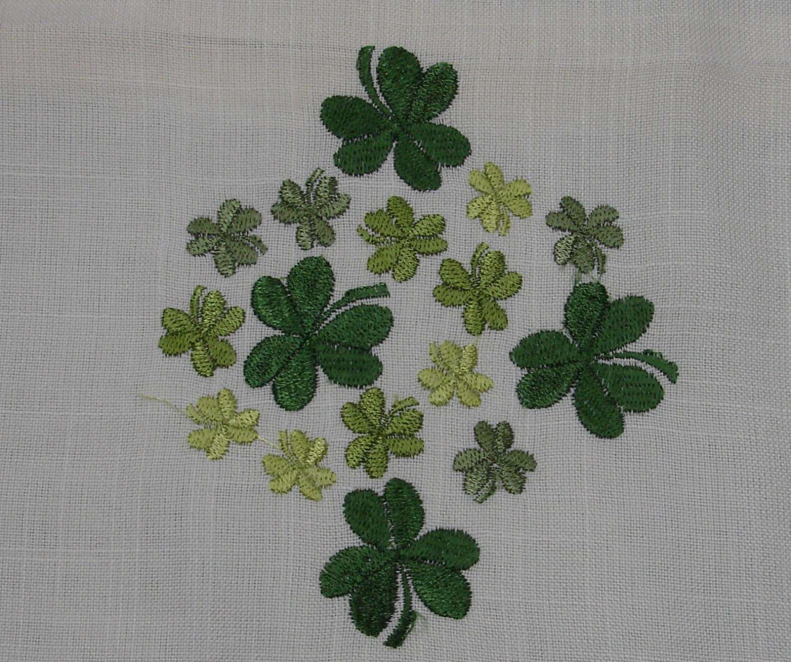 Shamrock Embroidered Irish Clover Cushion Cover S210 | Etsy