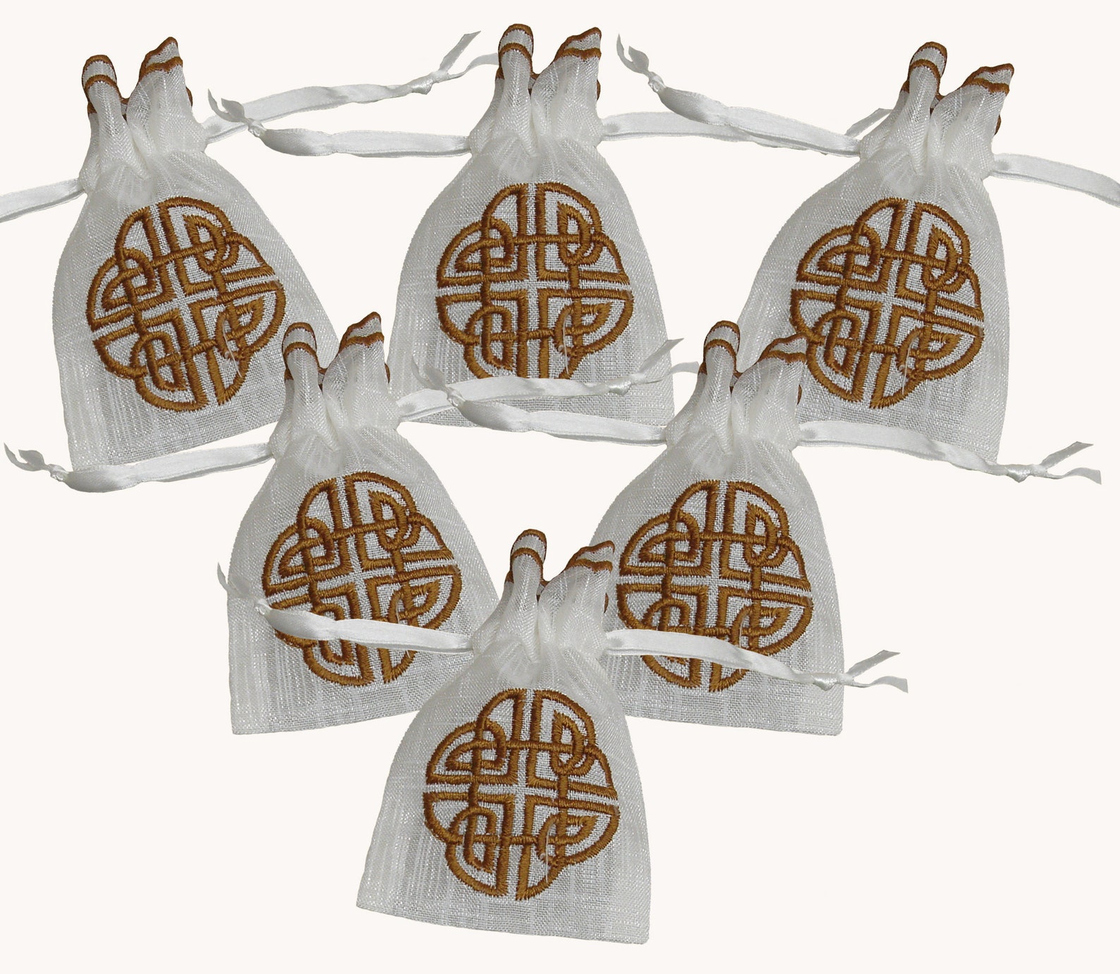 6 Celtic Knot Ribbon Drawstring Bags Lavender Pot Pourri ZK30 | Etsy