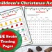 Children’s Christmas Holiday Activity Sheets | Printable Educational ...