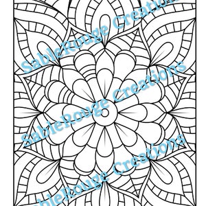Serene Art Therapy With Mandala Coloring Pages Promoting Creative ...