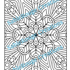 Serene Art Therapy With Mandala Coloring Pages Promoting Creative ...