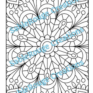 Serene Art Therapy With Mandala Coloring Pages Promoting Creative ...