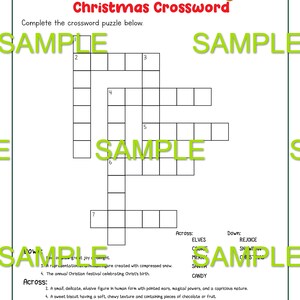Children’s Christmas Holiday Activity Sheets | Printable Educational ...