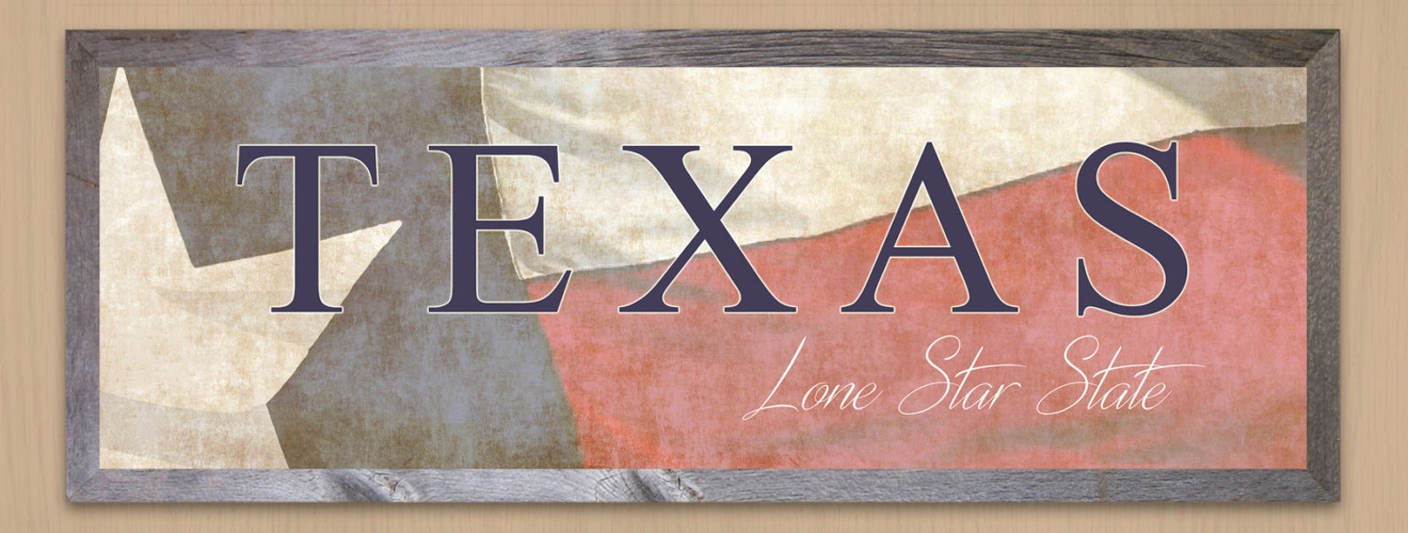 Panoramic Texas Lone Star State Flag Print Photo Wall Art Decor - Etsy