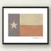 Old Texas Flag With Established 1845 Art Print Wall Art Decor Photo ...