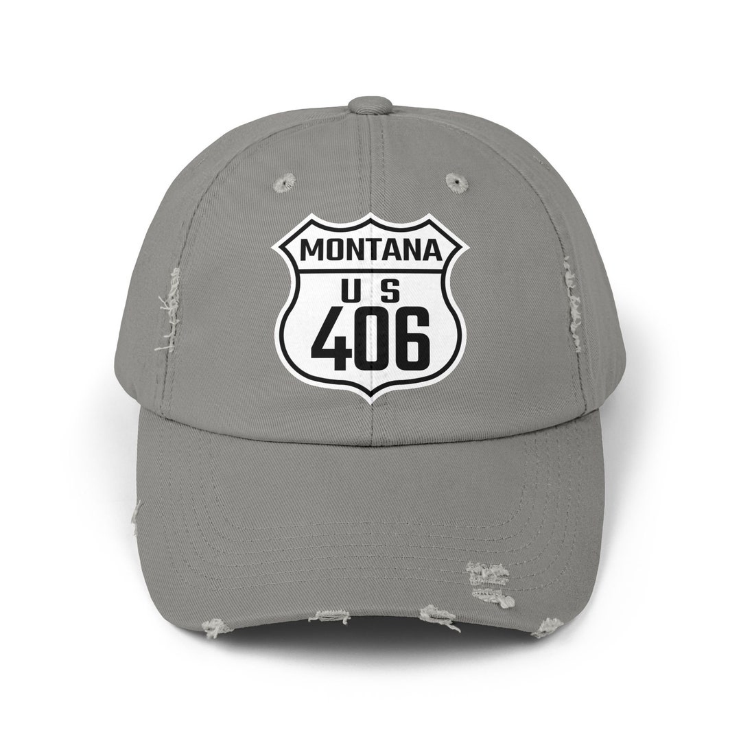 Montana Hat Distressed Cap MT 406 Souvenir Step Dad Mom Gift - Etsy