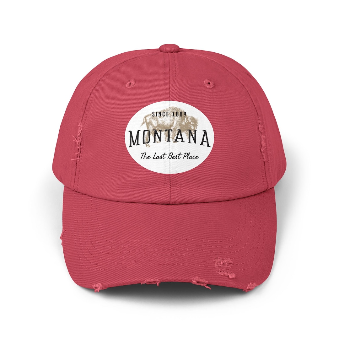 Montana Hat Distressed Cap MT 406 Souvenir Step Dad Mom Gift - Etsy