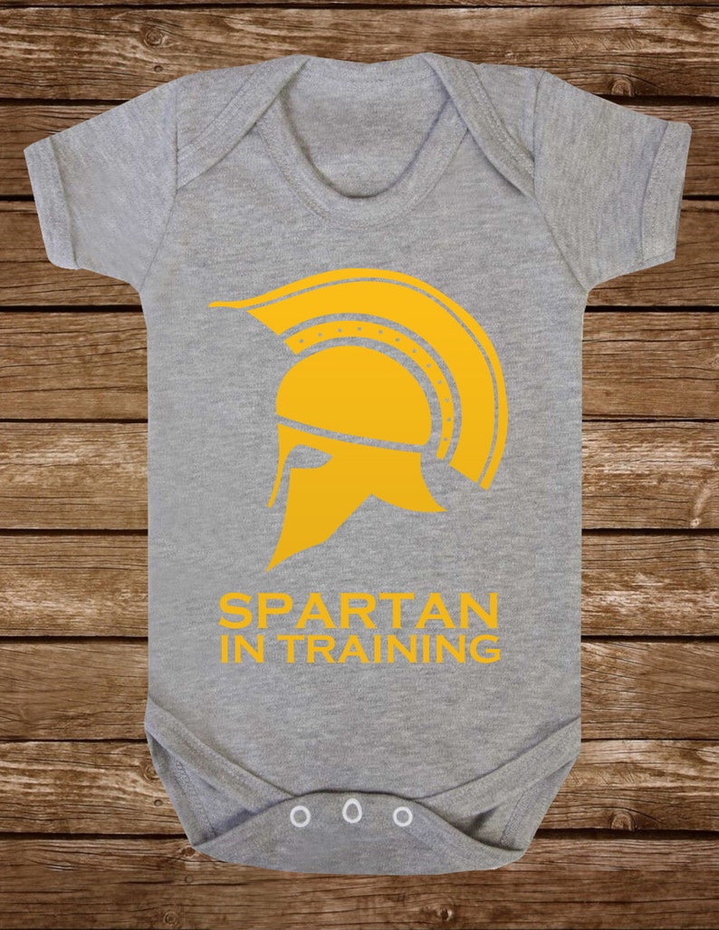 Spartan in Training - Spartan Bodysuit / Baby Vest - Etsy
