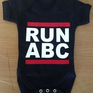 RUN ABC Baby Vest / Body Suit / Play Suit - Etsy
