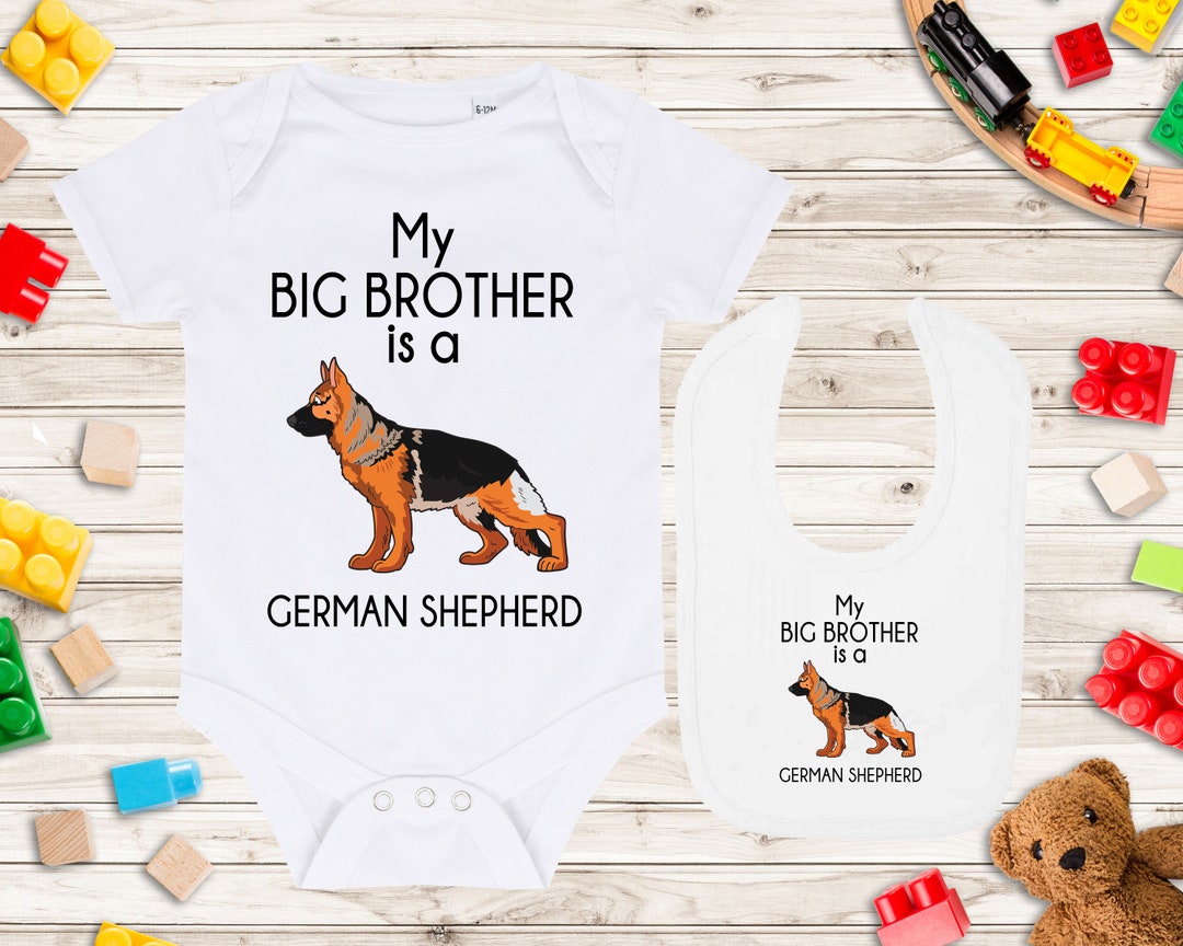 My Brother is A German Shepherd Dog Gift Set German Shepherd Baby Gift ...