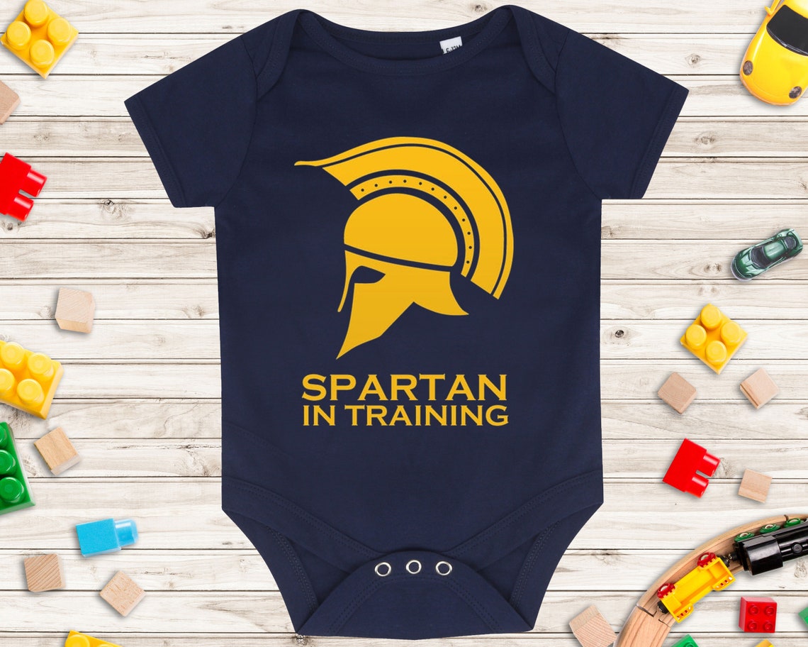 Baby Spartan Vest - Baby Spartan in Training Vest / Body Suit / Play ...
