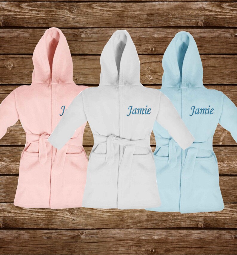 Personalised Baby / Toddler Embroidered Dressing Gown Baby / - Etsy