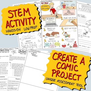 Potential and Kinetic Energy Comic (complete Lesson Plan) - Etsy