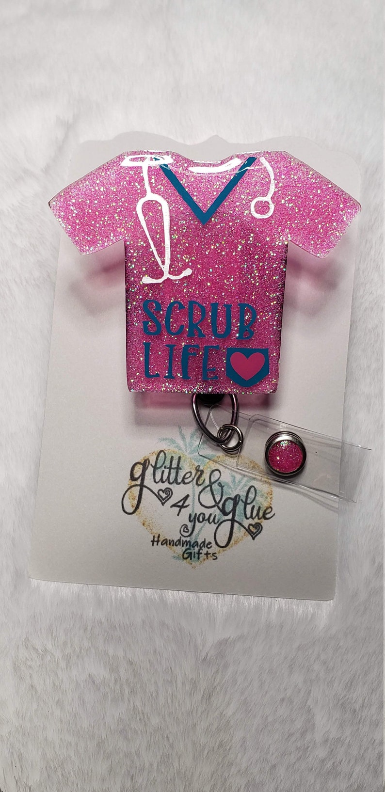 Scrub Life Badge Reel Nurse Life Retractable Custom Badge | Etsy