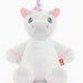 Personalized Embroidered Cubbies White Unicorn Stuffed - Etsy