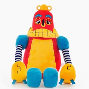 Personalized Embroidered Cubbies Signature Robot, Stuffed Animal ...