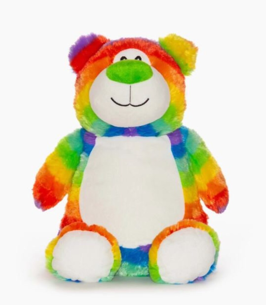 Cubbies Rainbow Bear Blank, Stuffed Animal, Keepsake, Cubby, Baby Gift ...