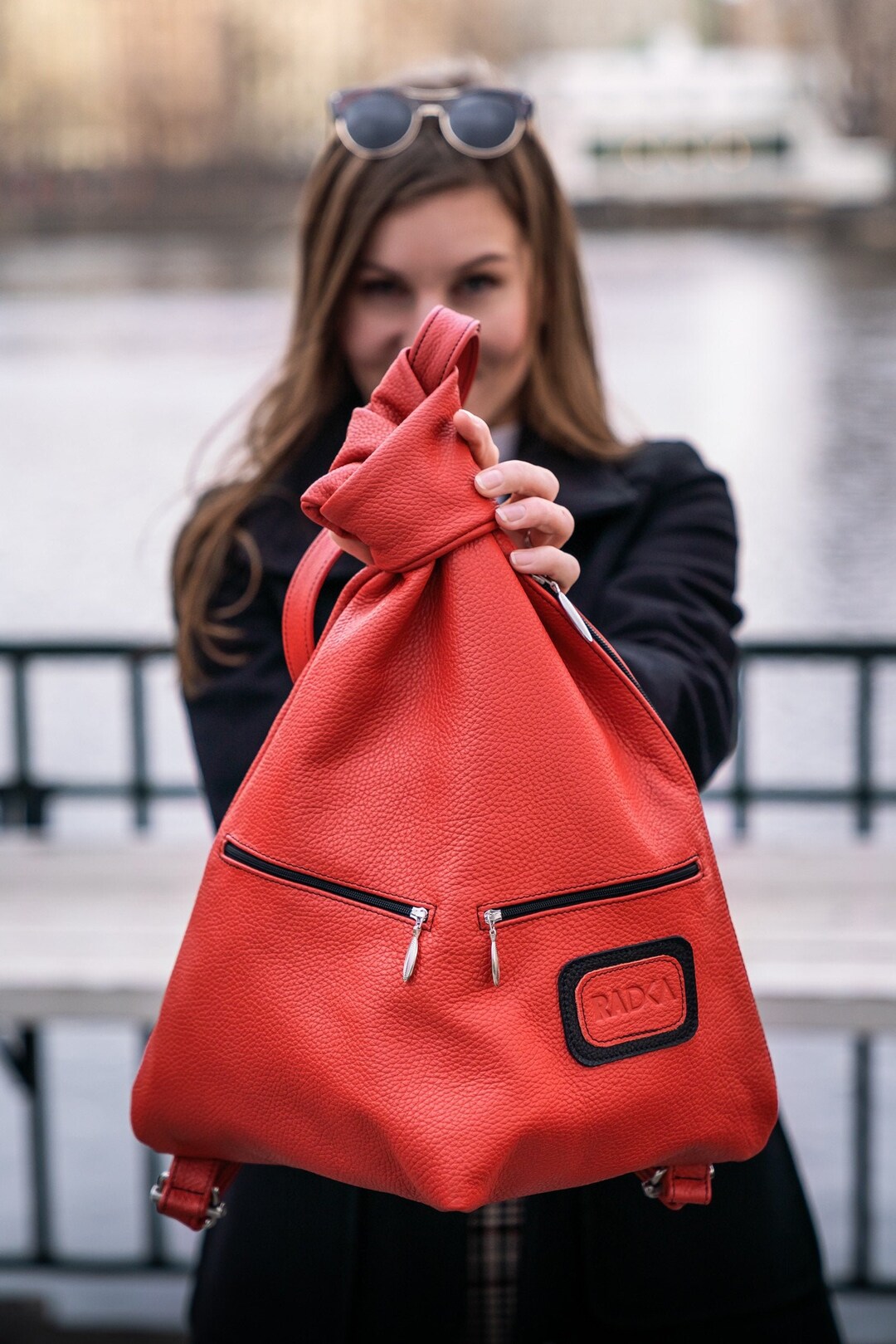 Minimalist Leather Backpack – Artisan Craftsmanship, Unique & Stylish ...