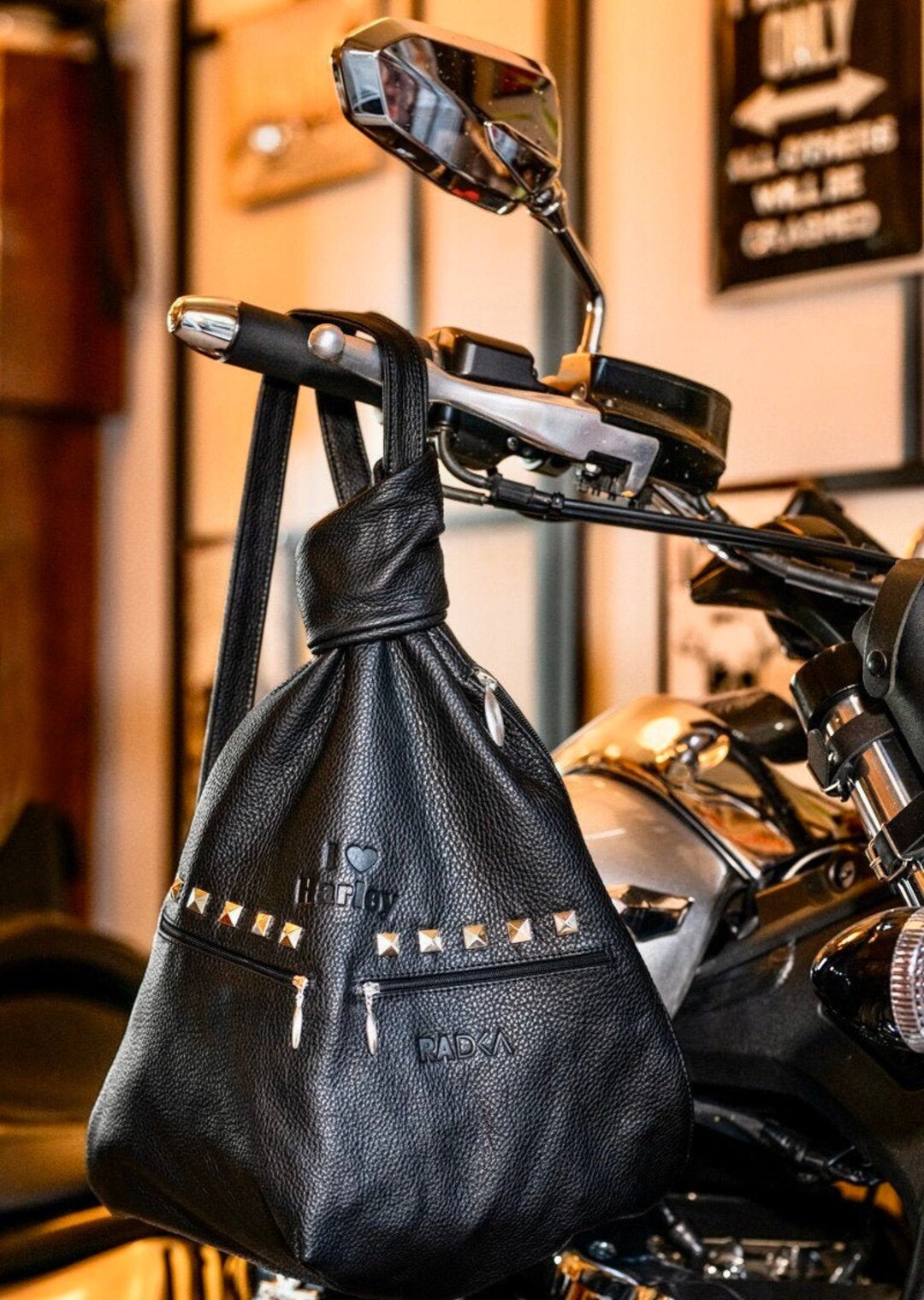 Biker Leather Backpack – Rugged, Stylish & Built for the Open Road - Etsy