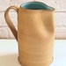 Stoneware Pitcher, Farmhouse Pitcher, Handmade Ceramic Pitcher, Water ...