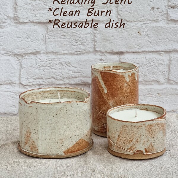 Ceramic Candle - Etsy