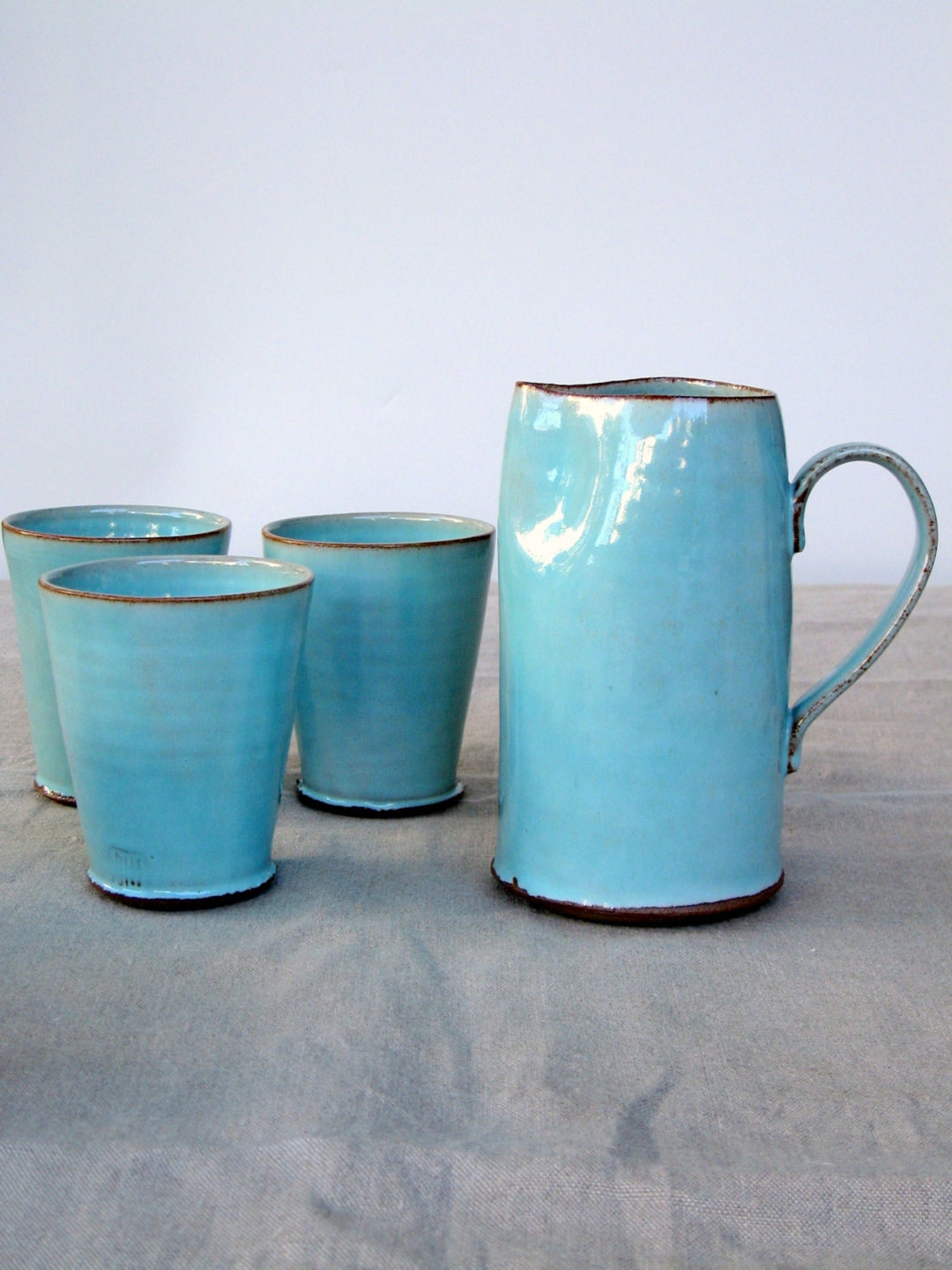 Water Pitcher, Ceramic Pitcher, Water Jug, Ceramic Jug, Iced Tea ...