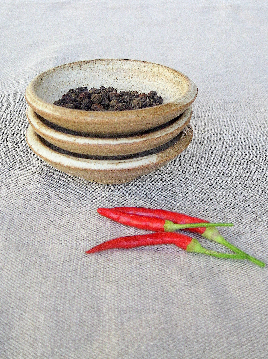 3 Ceramic Spices Bowls, Small Spices Bowls, Ceramic Small Bowls, Small ...
