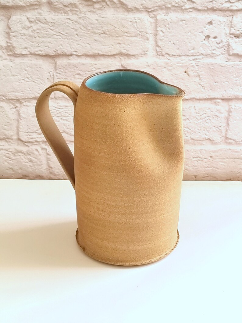 Stoneware Pitcher Farmhouse Pitcher Handmade Ceramic - Etsy